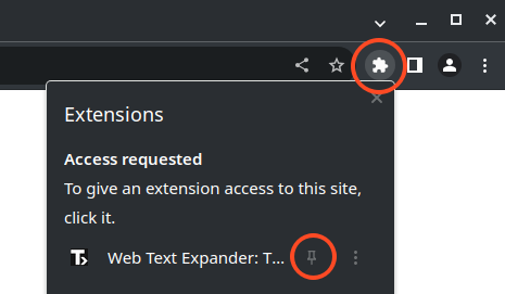 Web Text Expander